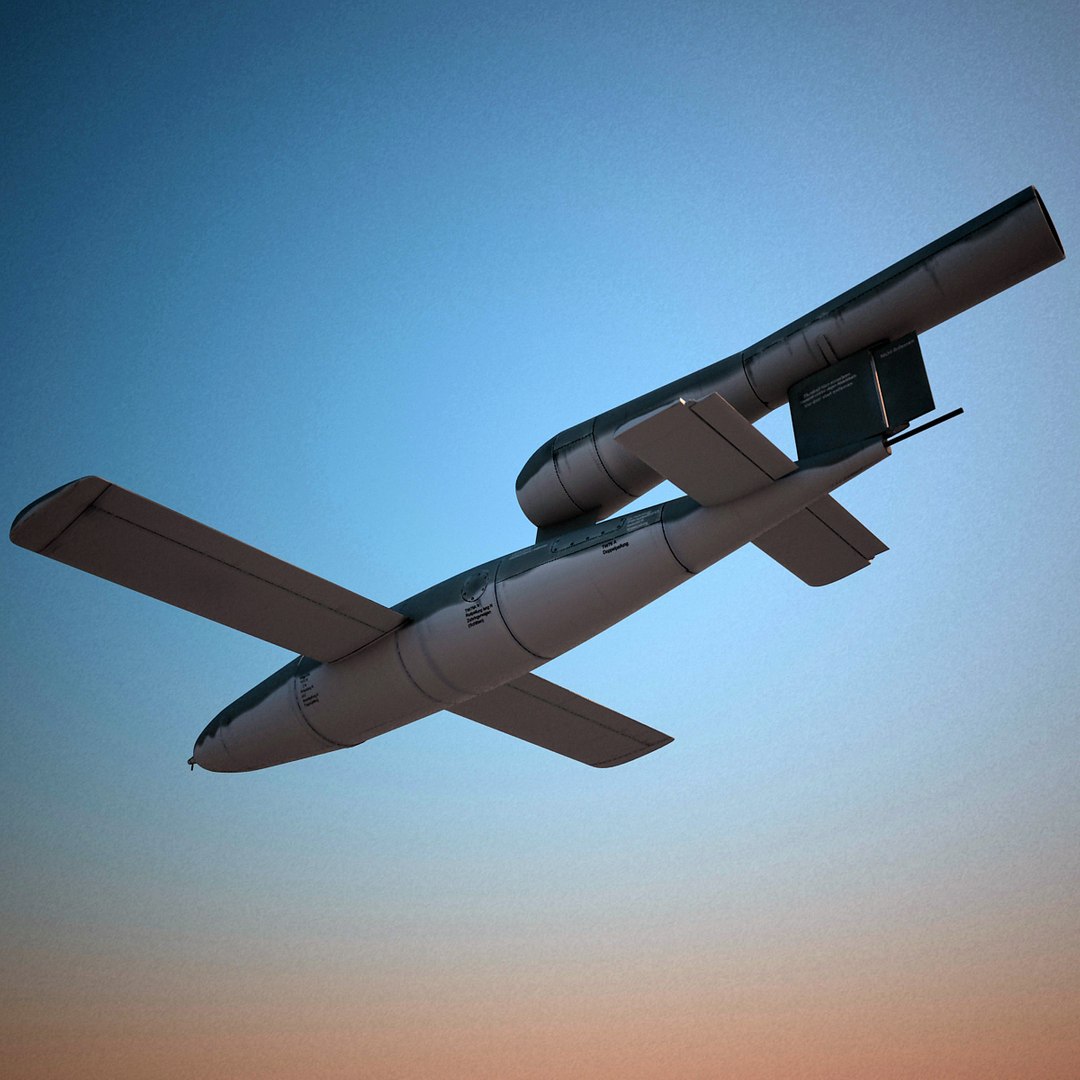 Wwii German V1 Flying 3d C4d