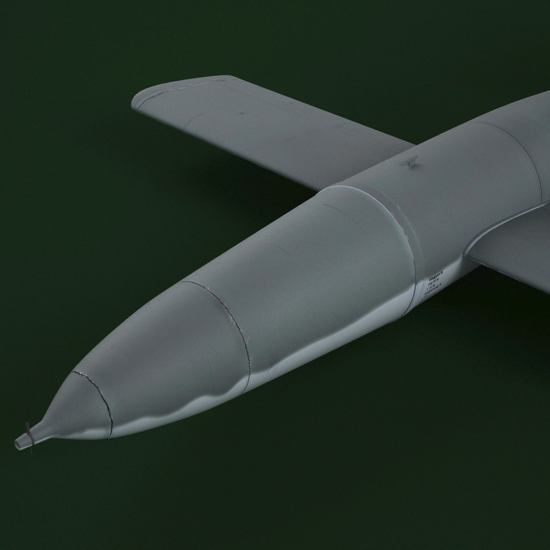 Wwii German V1 Flying 3d C4d