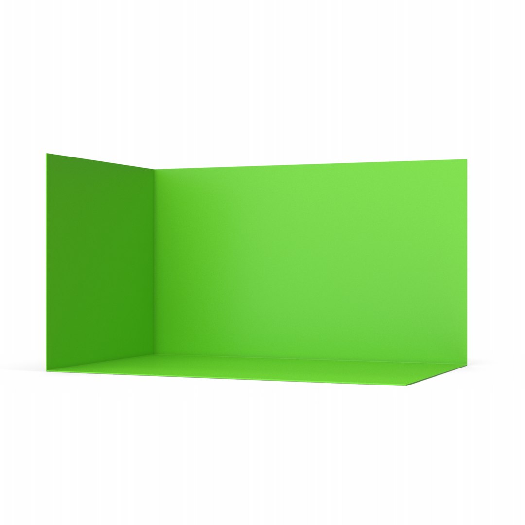 Studio Green Wall Panel 3D Model - TurboSquid 2214469