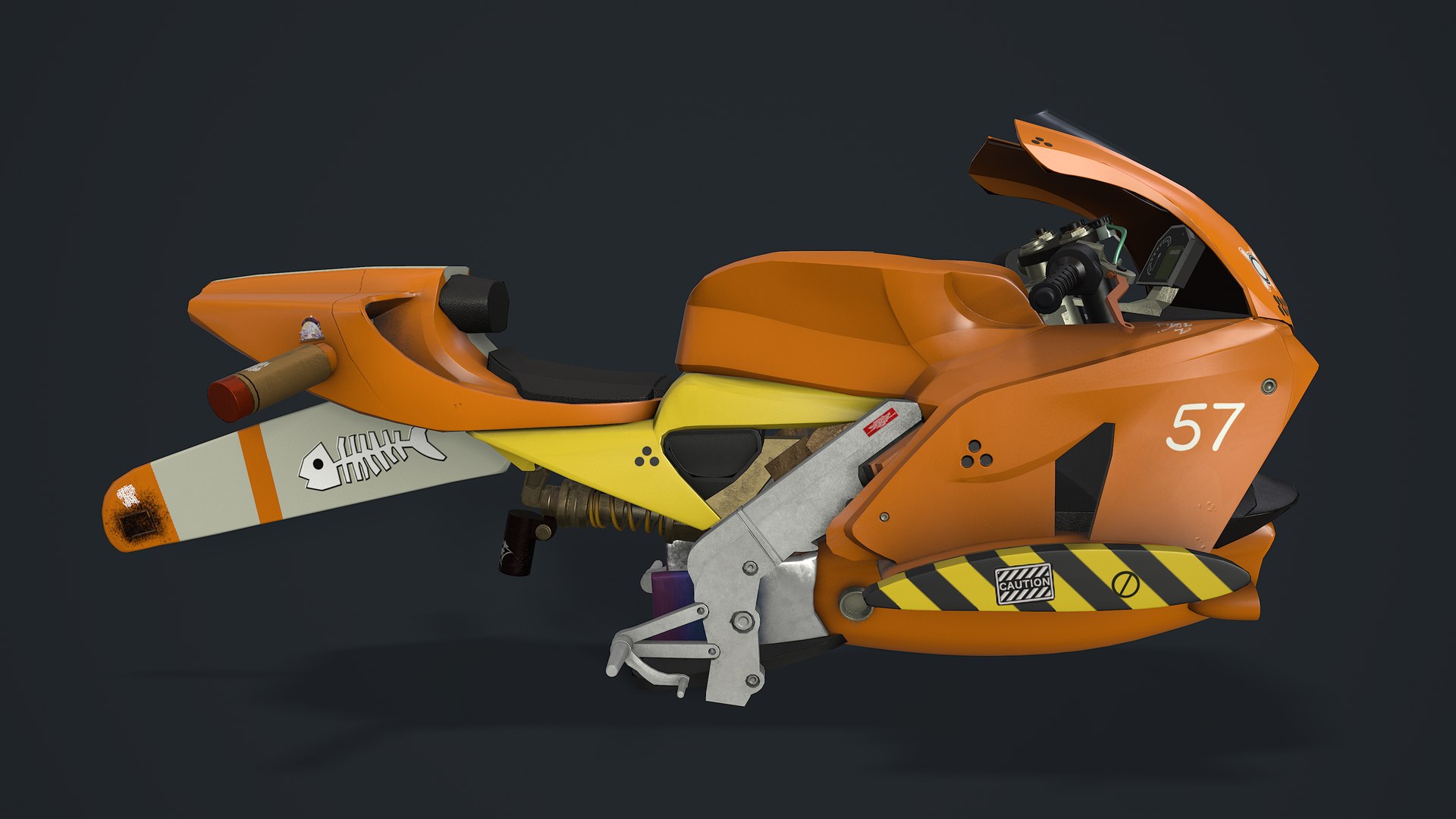 Motorcycle2 3D Model - TurboSquid 2279489