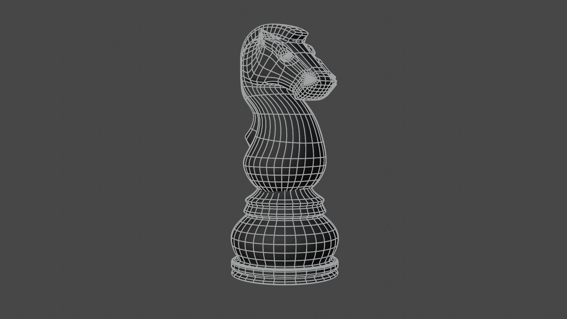 Chess knight 3D model - TurboSquid 1961035