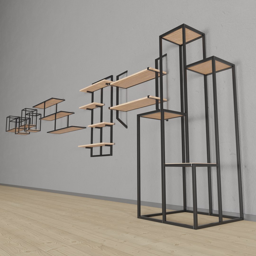 3D Model 5 Book Shelves 3D Model - TurboSquid 2184685