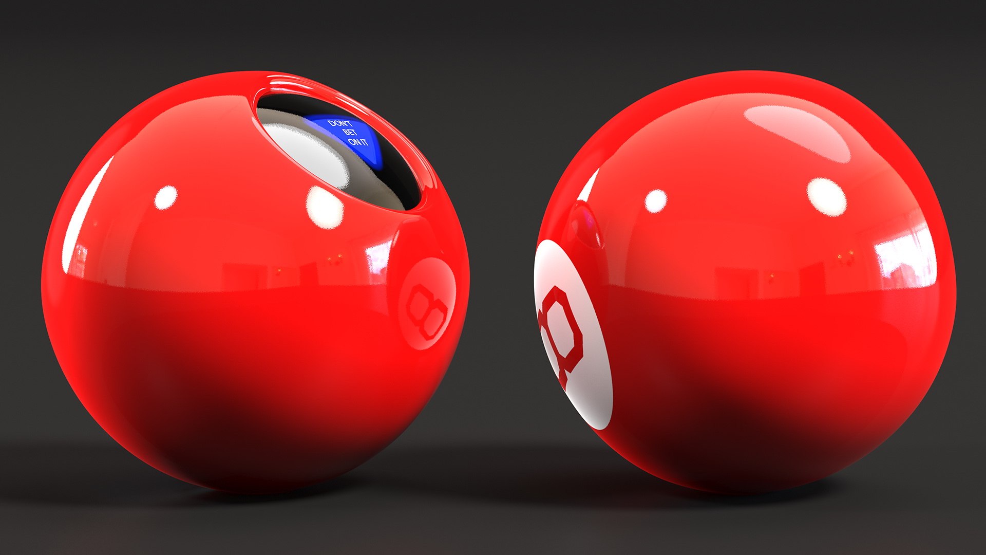 Red Magic 8 Ball Model - TurboSquid 1999866