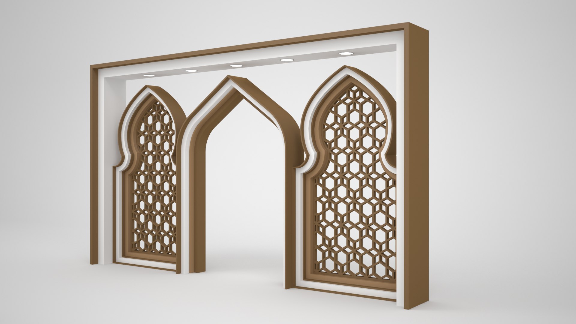 Gate Islamic Ornament 3D Model - TurboSquid 1995674