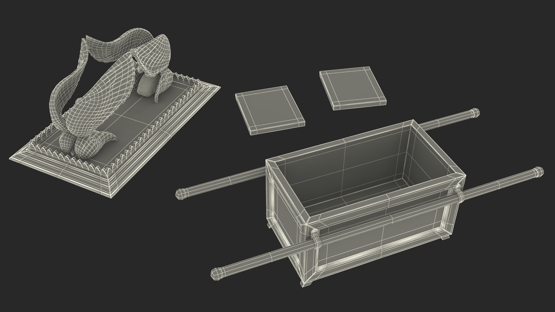 3D Ark Of The Covenant Open - TurboSquid 2282945