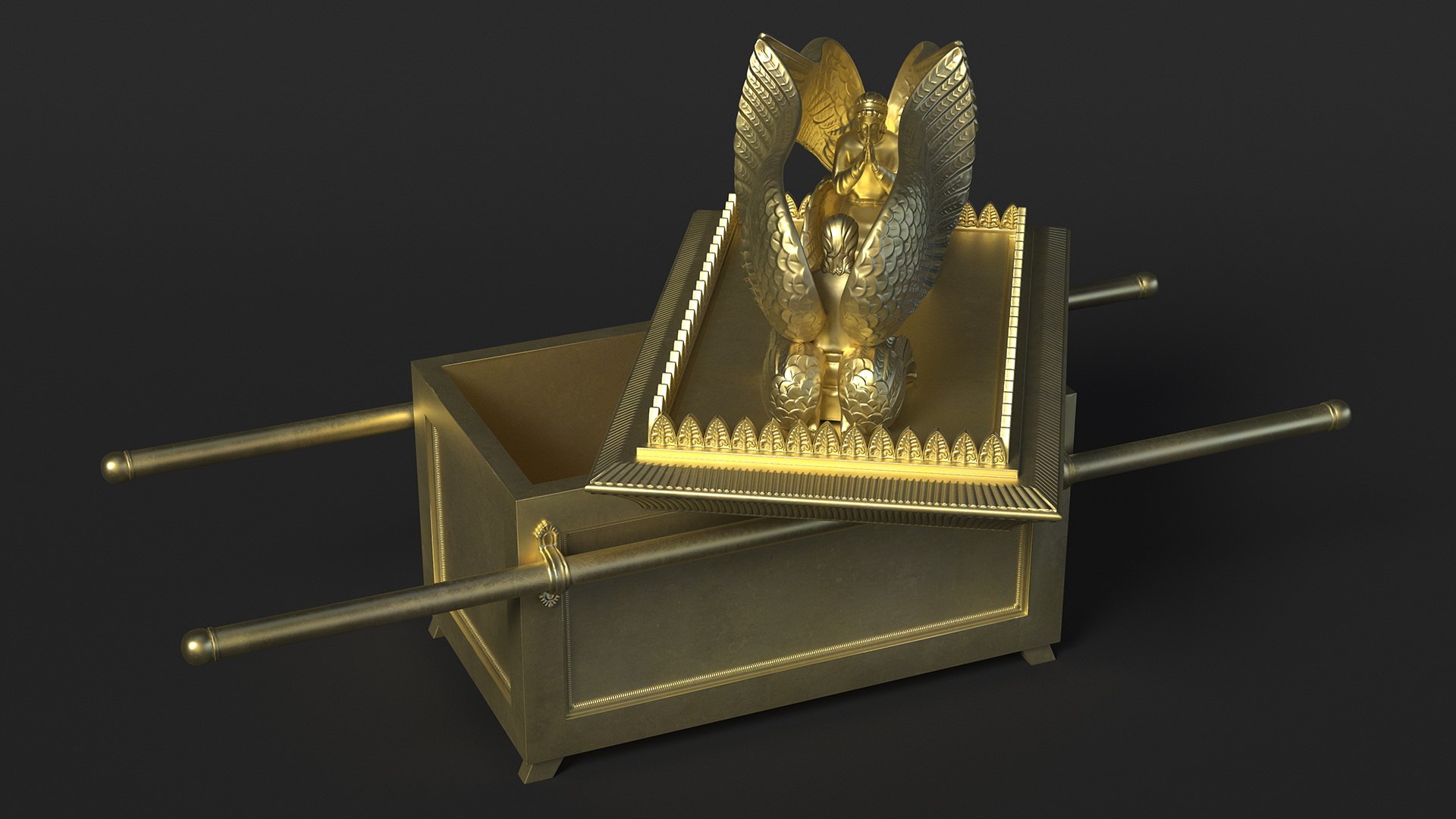 3D Ark Of The Covenant Open - TurboSquid 2282945