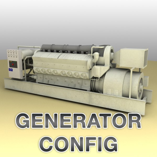 emd 710 diesel engine 3d model