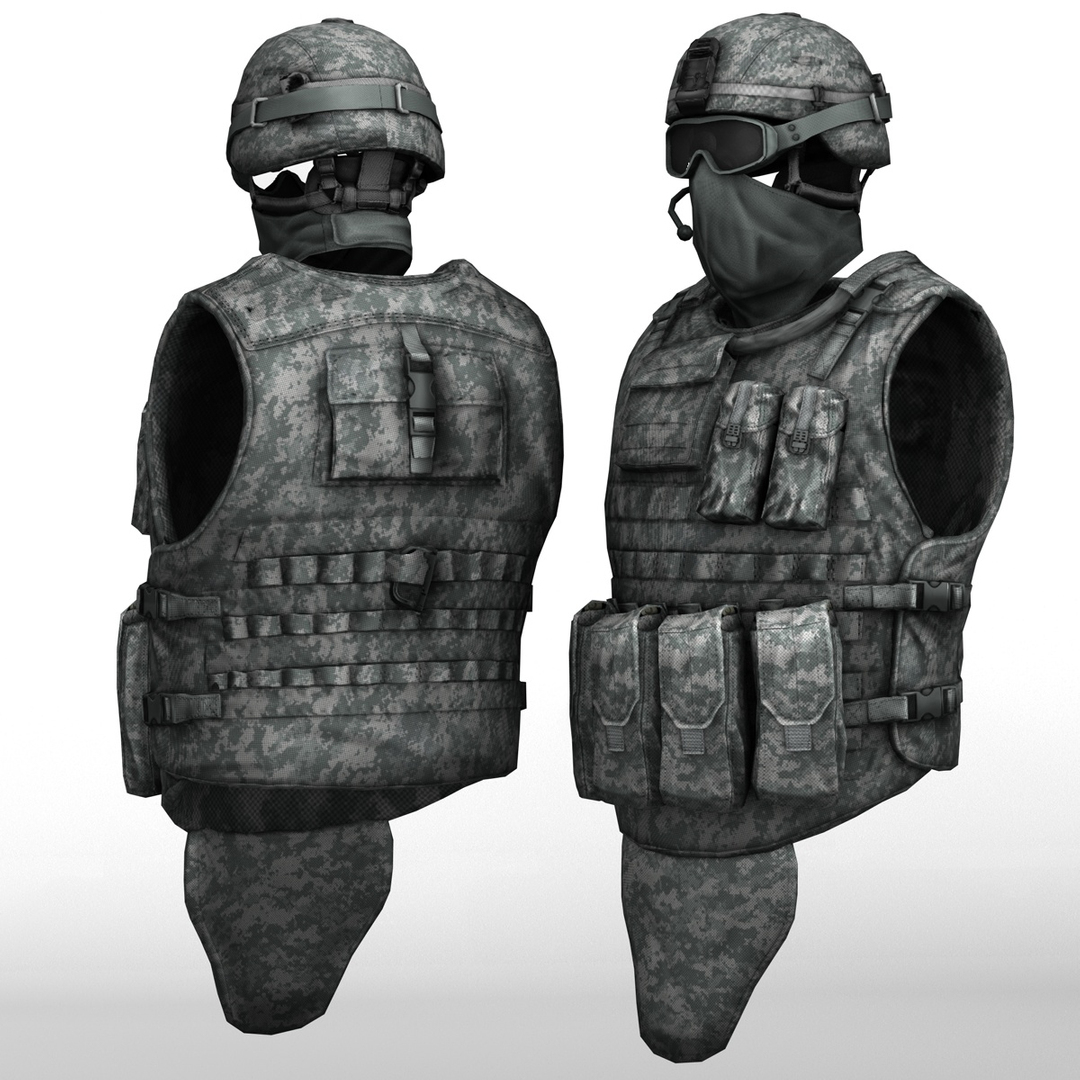 3d military male soldier helmet model