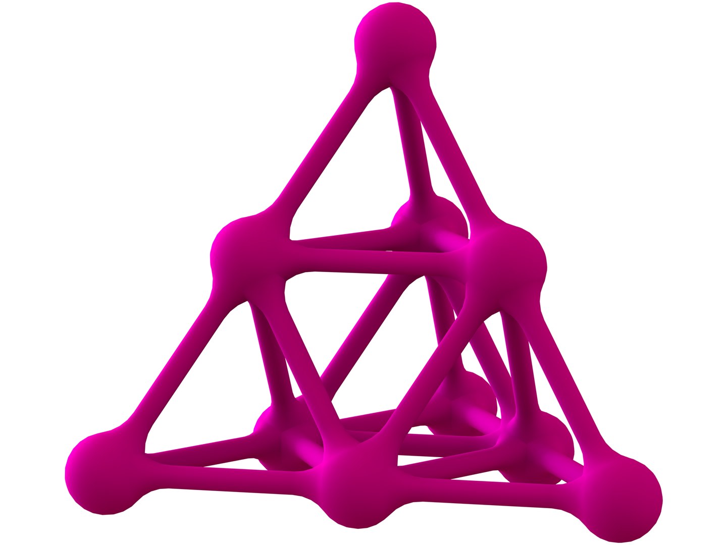 3D Tetra Structures With Atoms - TurboSquid 2208702