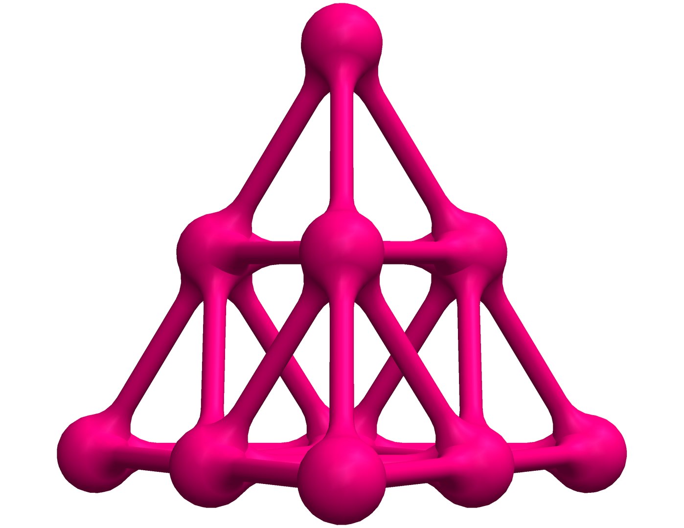 3D Tetra Structures With Atoms - TurboSquid 2208702