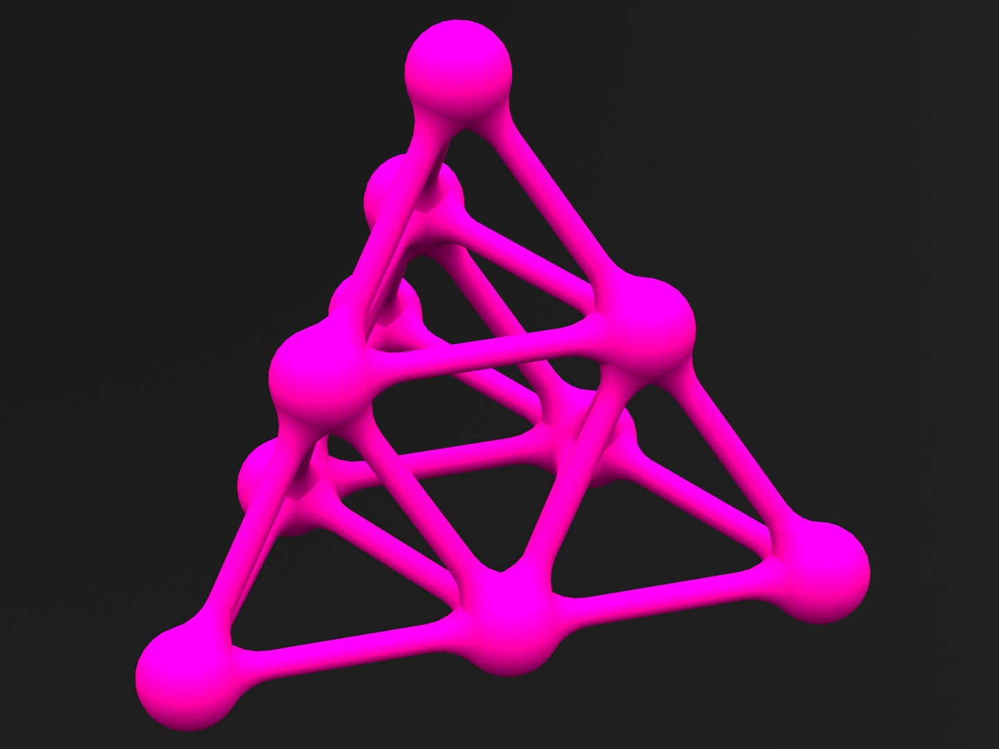 3D Tetra Structures With Atoms - TurboSquid 2208702