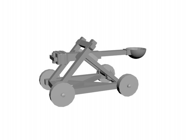 modelo 3d Catapulta gratis - TurboSquid 641261