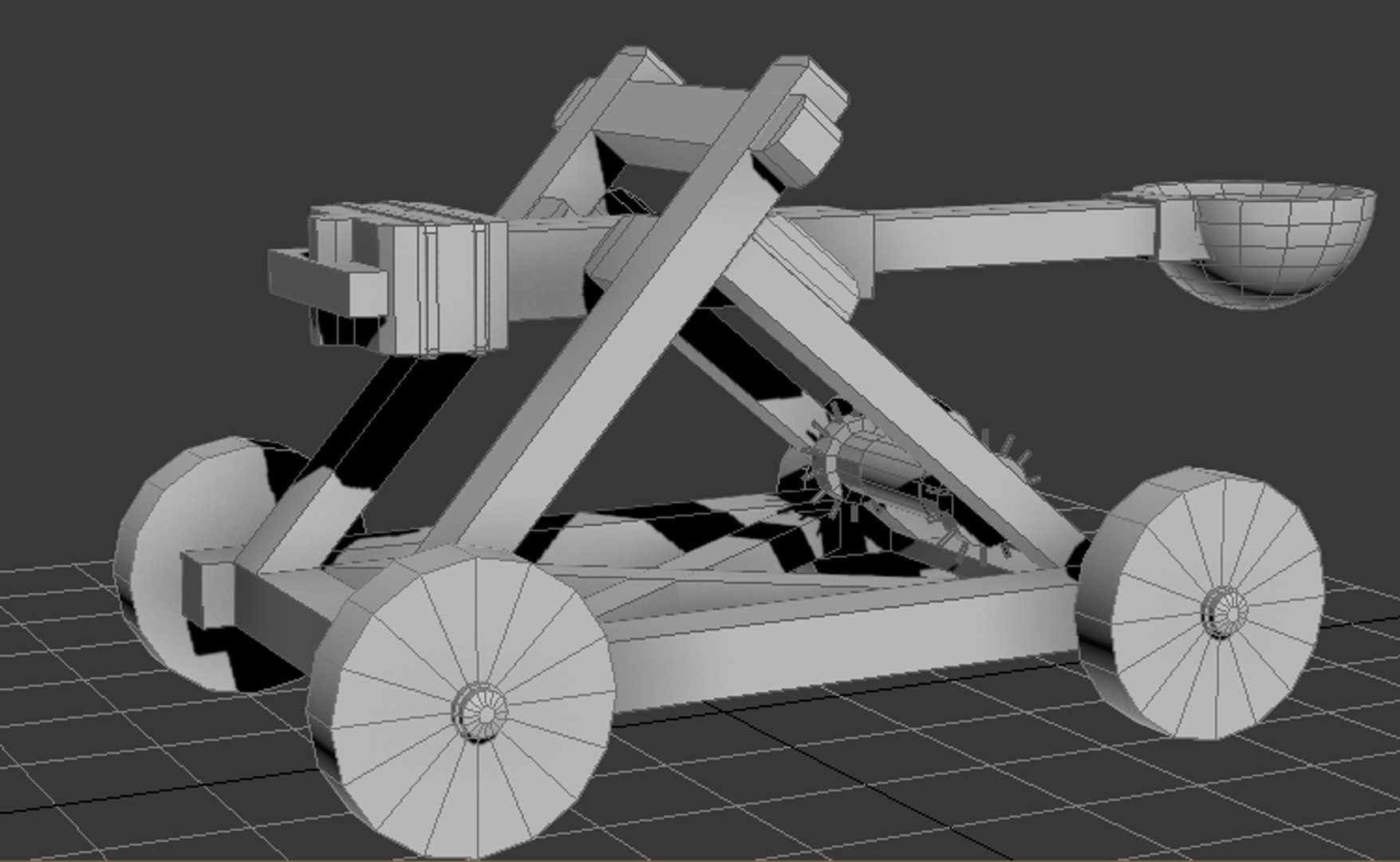 free obj model catapult artillery