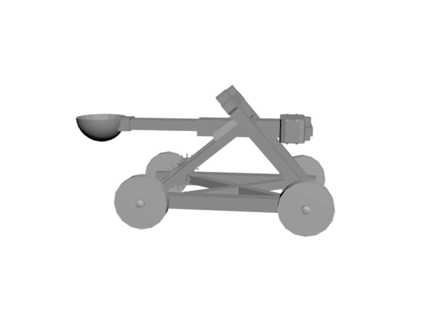 free obj model catapult artillery