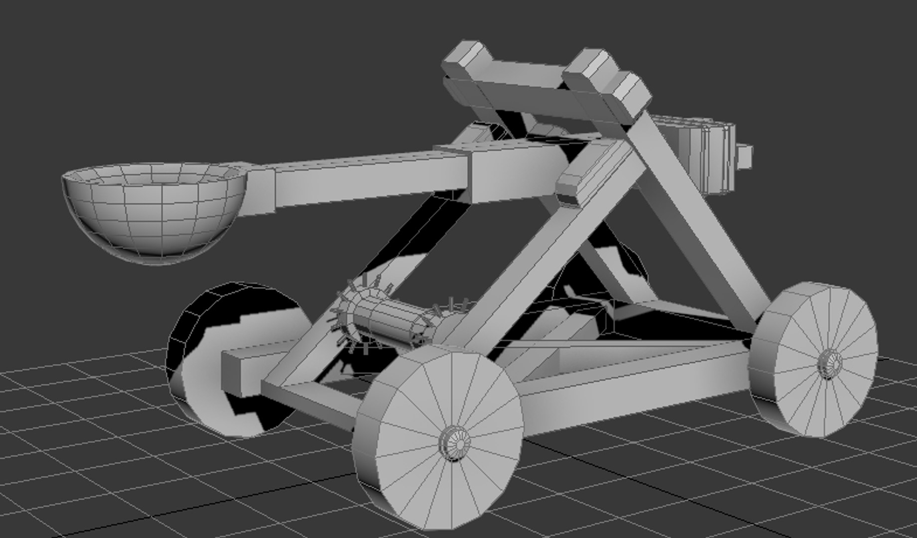 free obj model catapult artillery