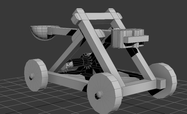 modelo 3d Catapulta gratis - TurboSquid 641261