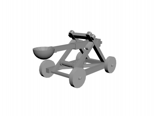 modelo 3d Catapulta gratis - TurboSquid 641261