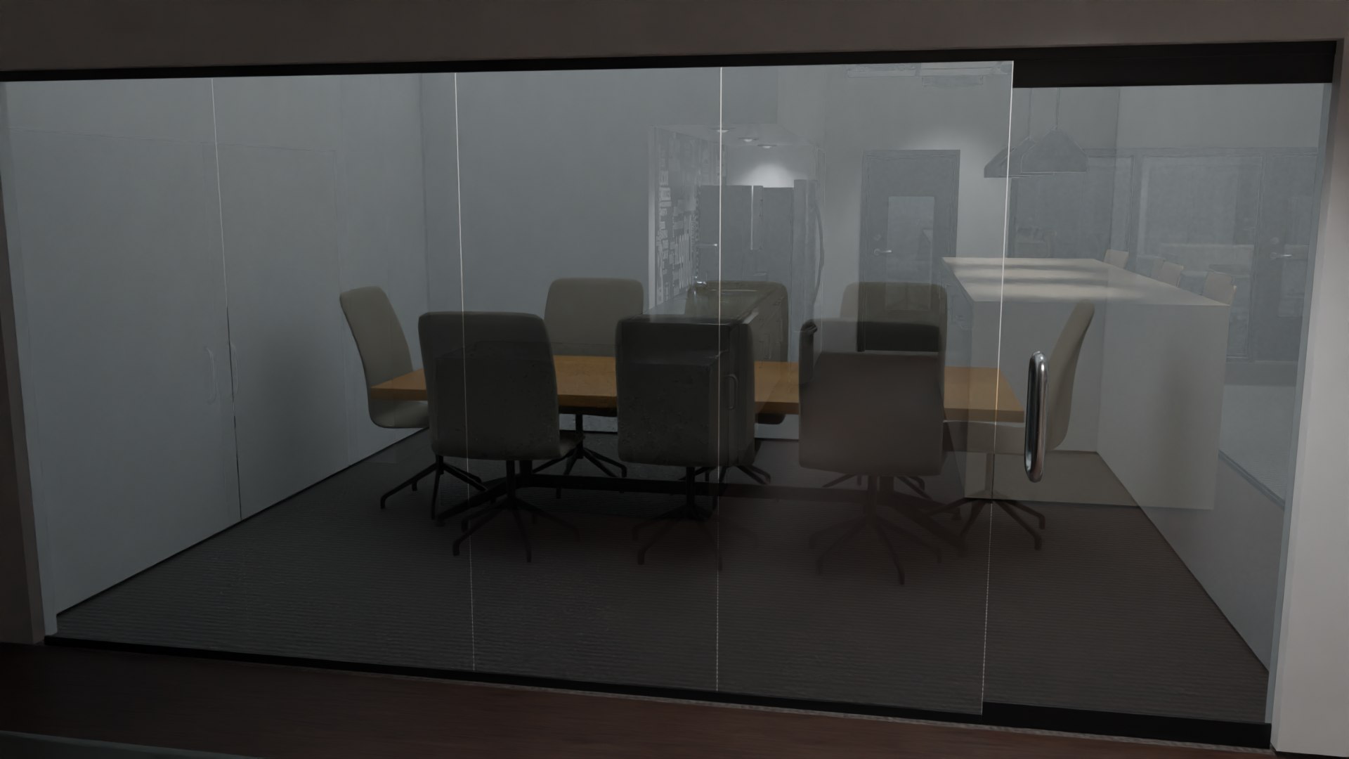 Low Poly Furnished Office 3D Model - TurboSquid 1793630