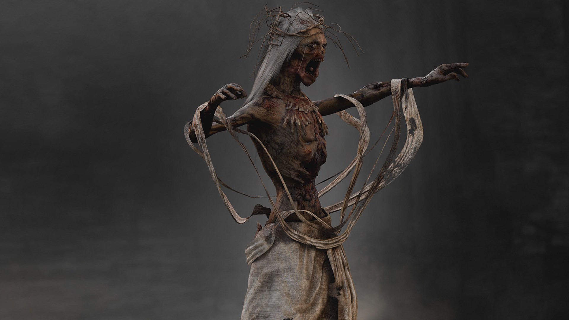 3D Banshee Horror - TurboSquid 2382133