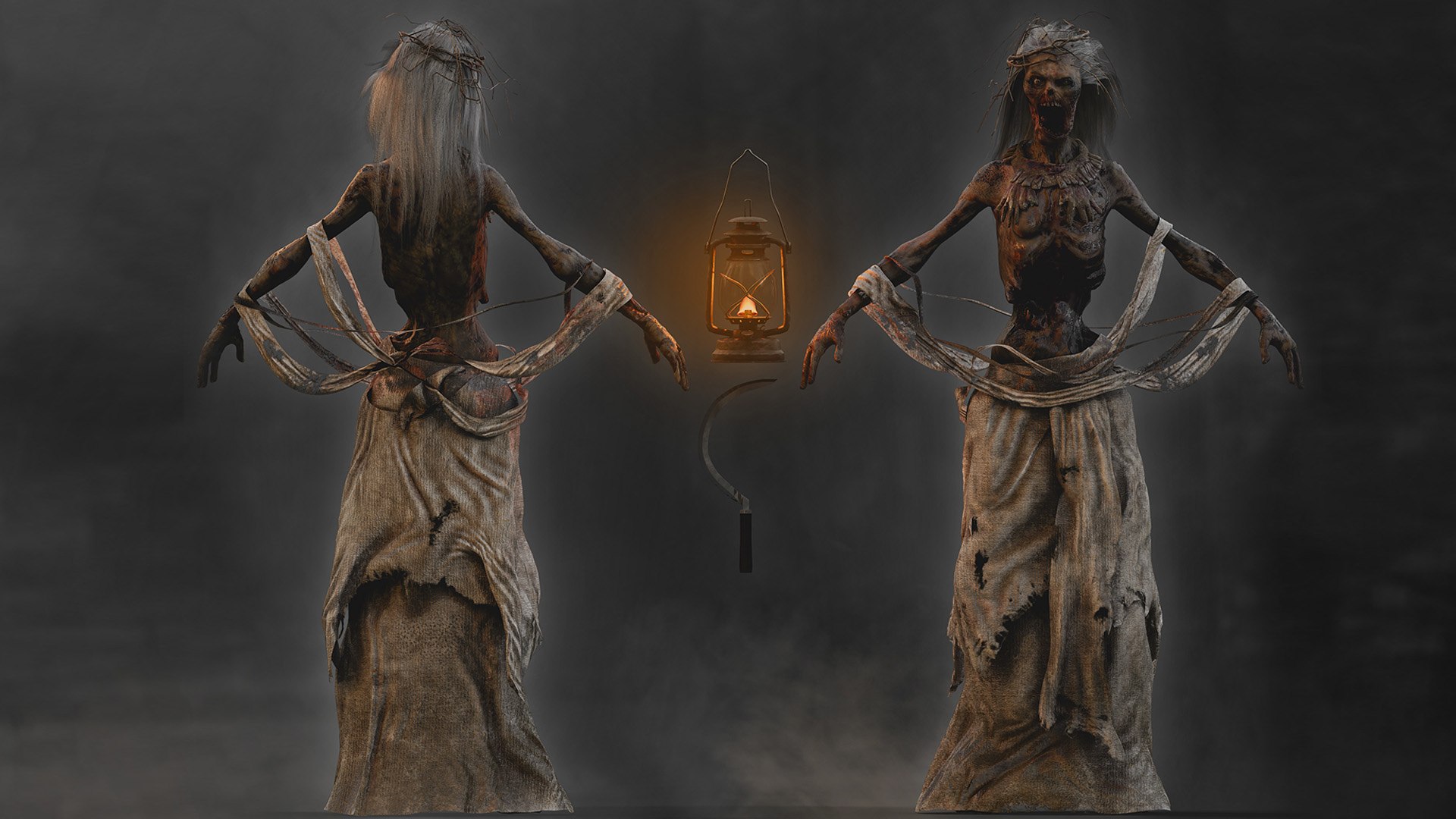 3D Banshee Horror - TurboSquid 2382133