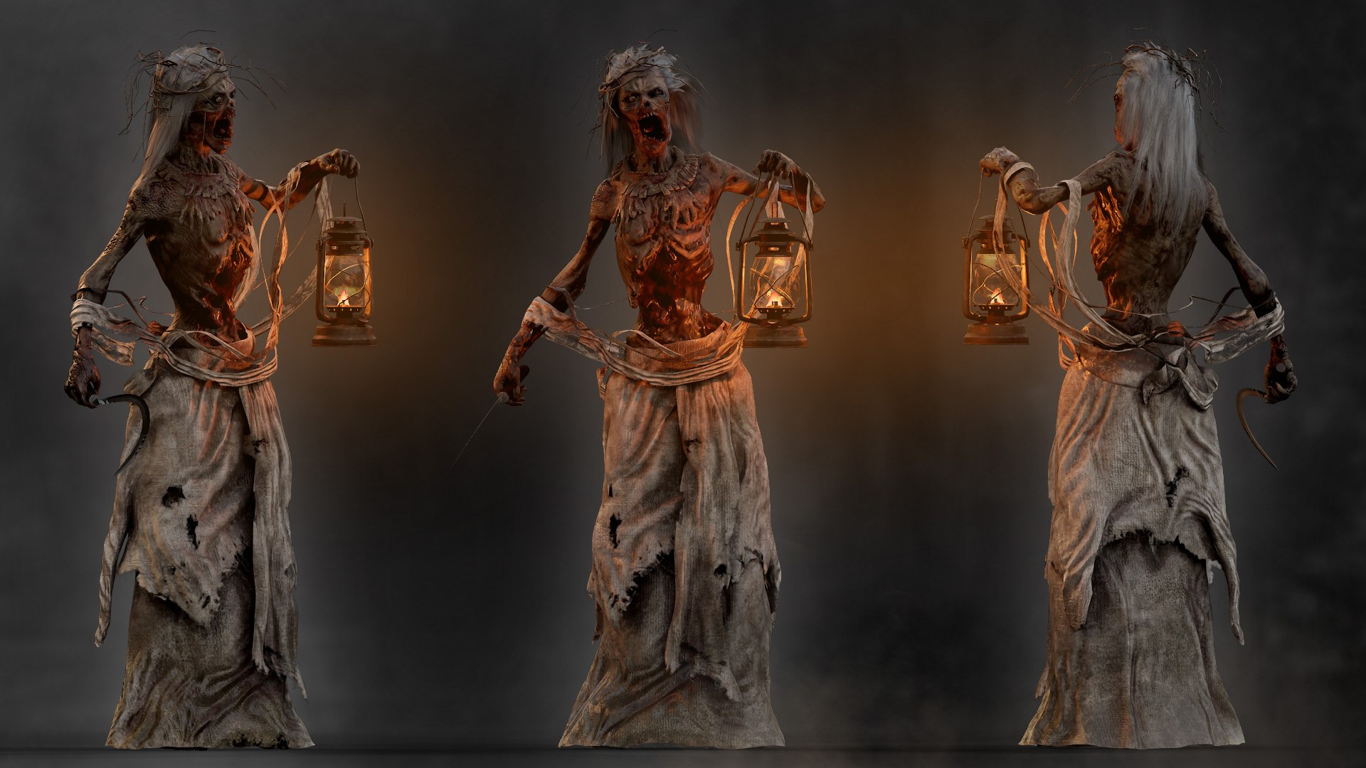 3D Banshee Horror - TurboSquid 2382133