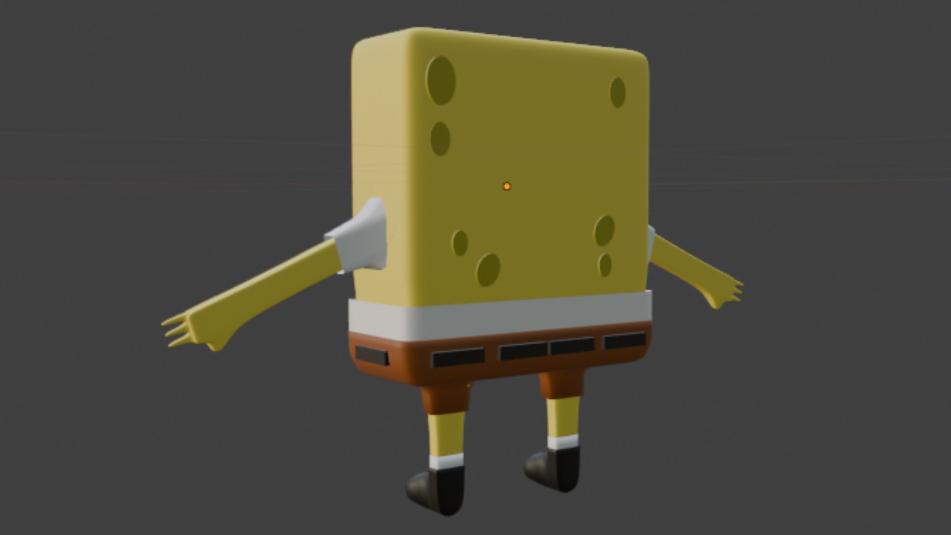 Model 3D Spongebob Squarepants Model - TurboSquid 2253977