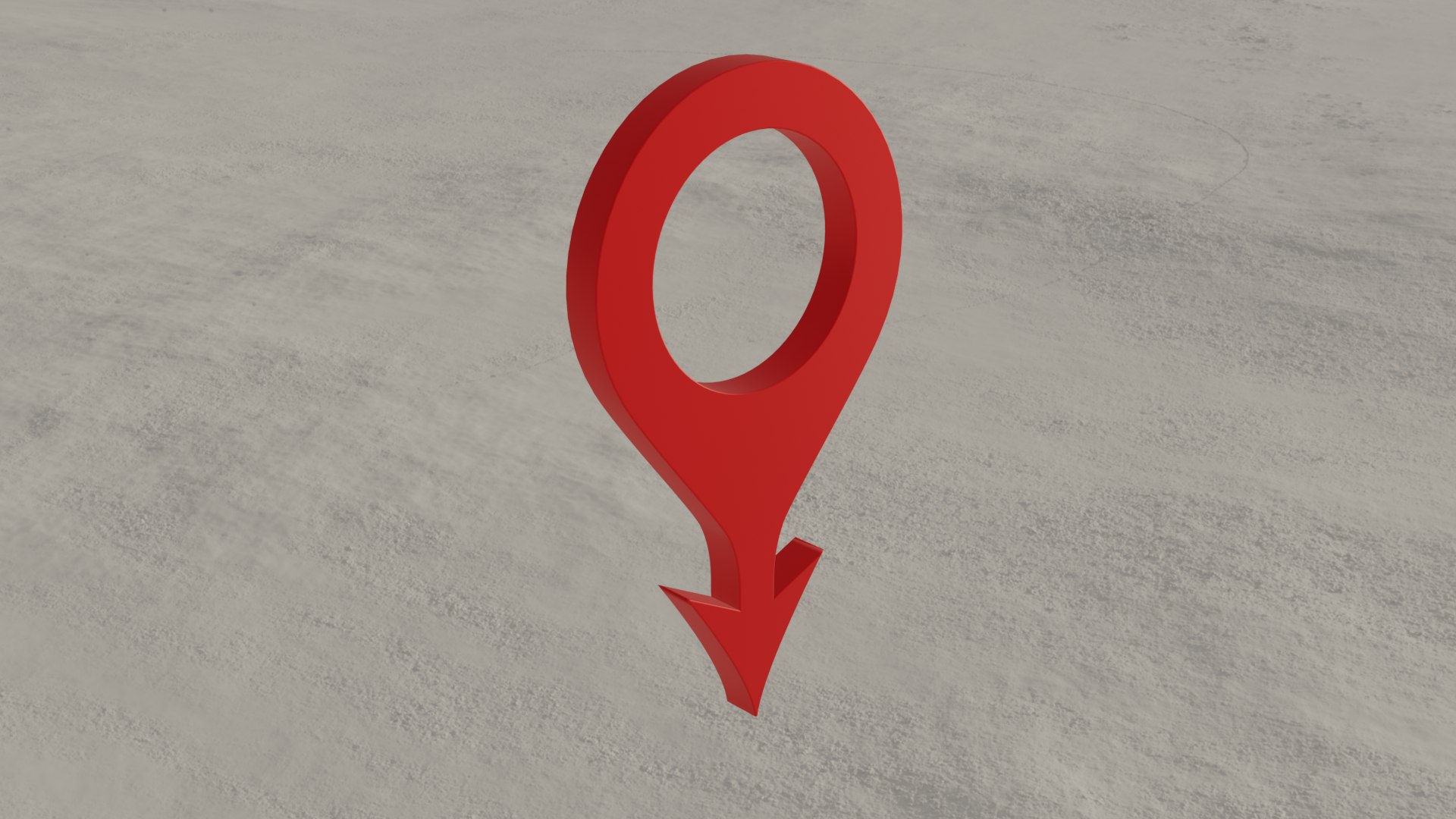 Arrow Location 3D Model - TurboSquid 2070454