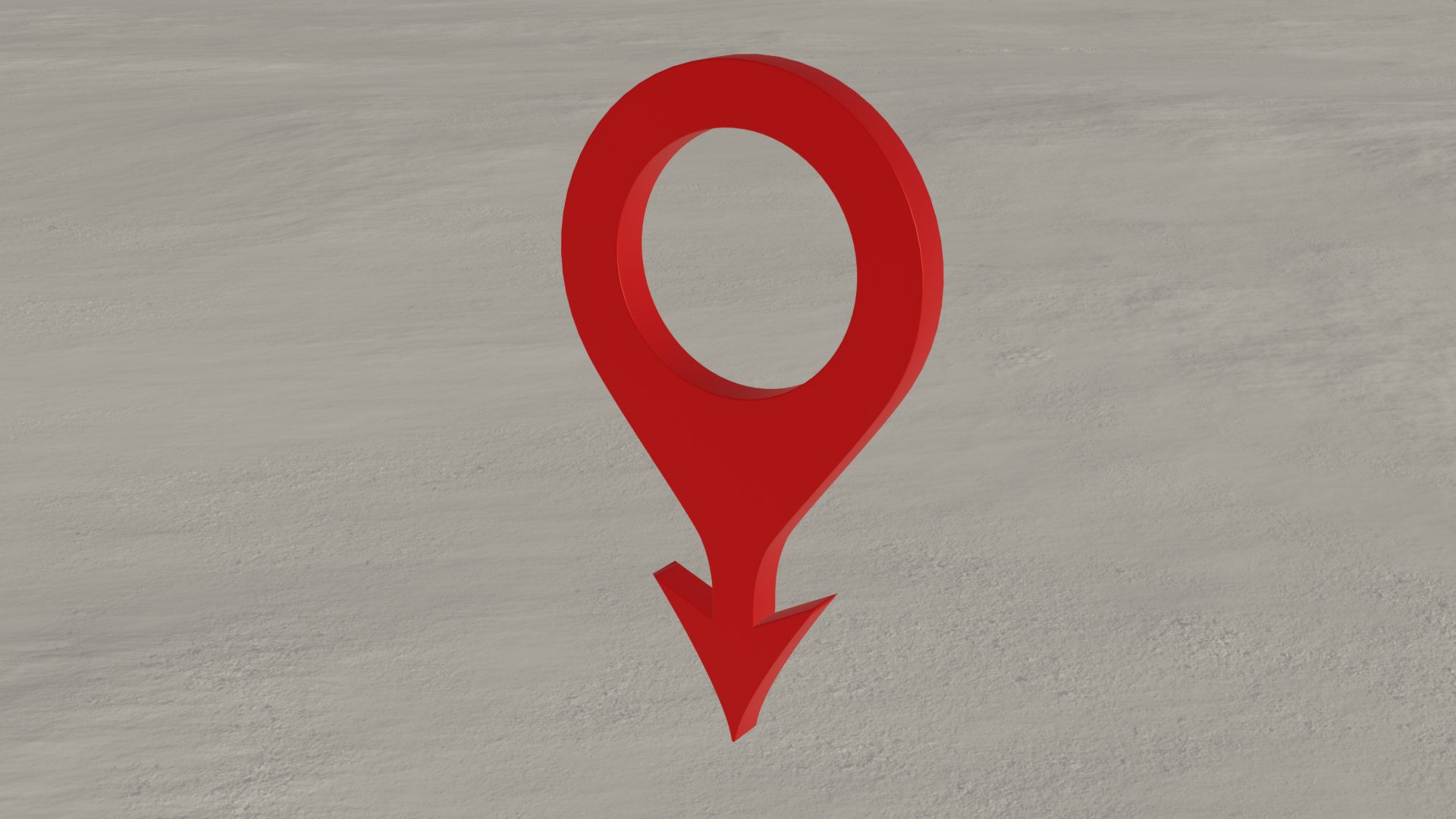 Arrow Location 3D Model - TurboSquid 2070454