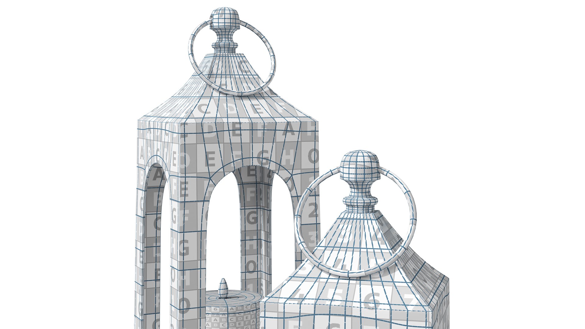 Potterybarn Caleb Handcrafted Lantern 3D Model - TurboSquid 2197454