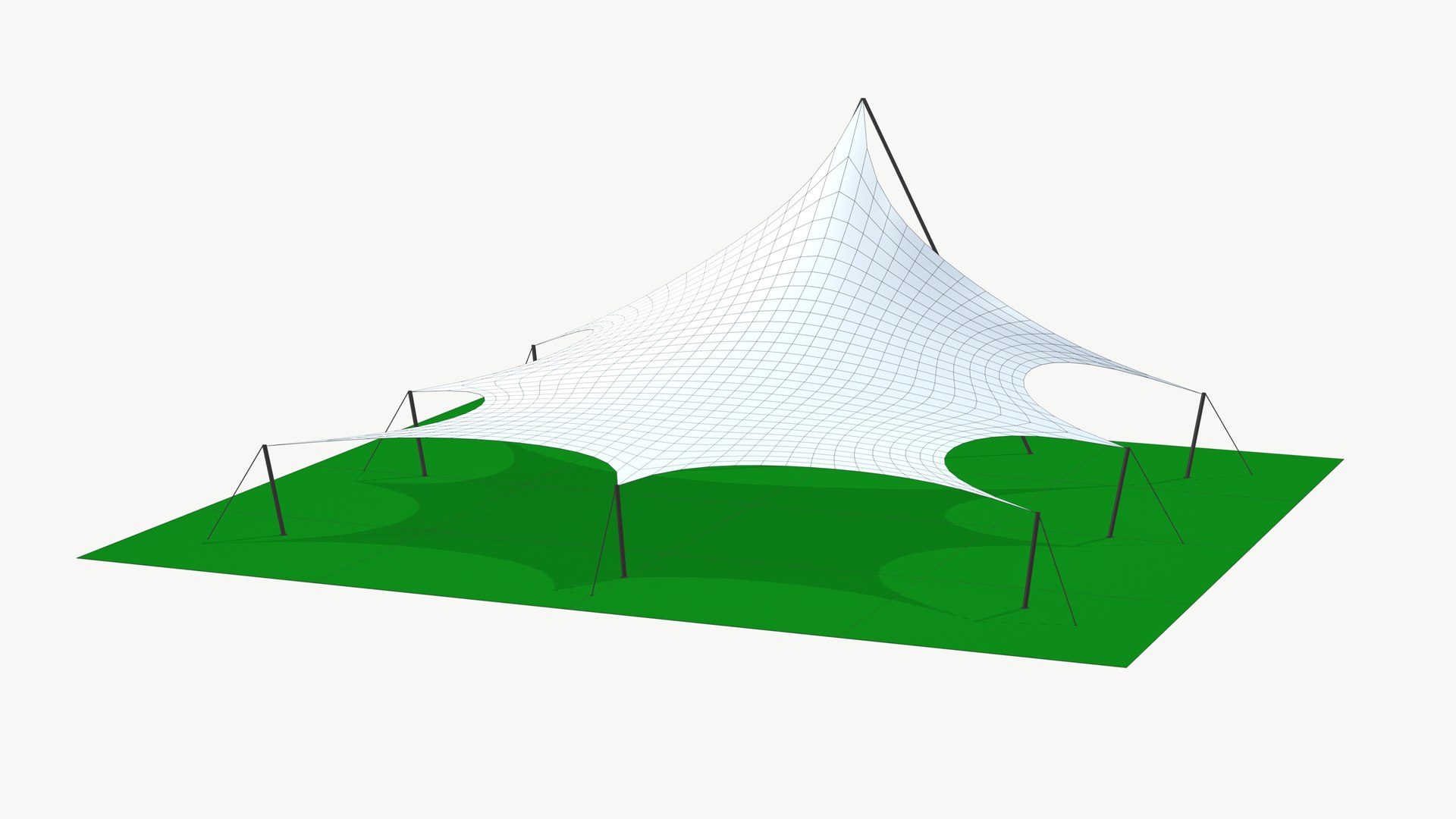 Stretch Tensile Membrane 3D Model - TurboSquid 2116124