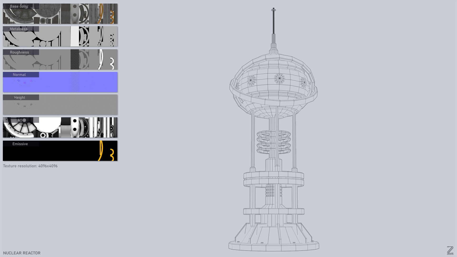 3D Nuclear Reactor - TurboSquid 2201441