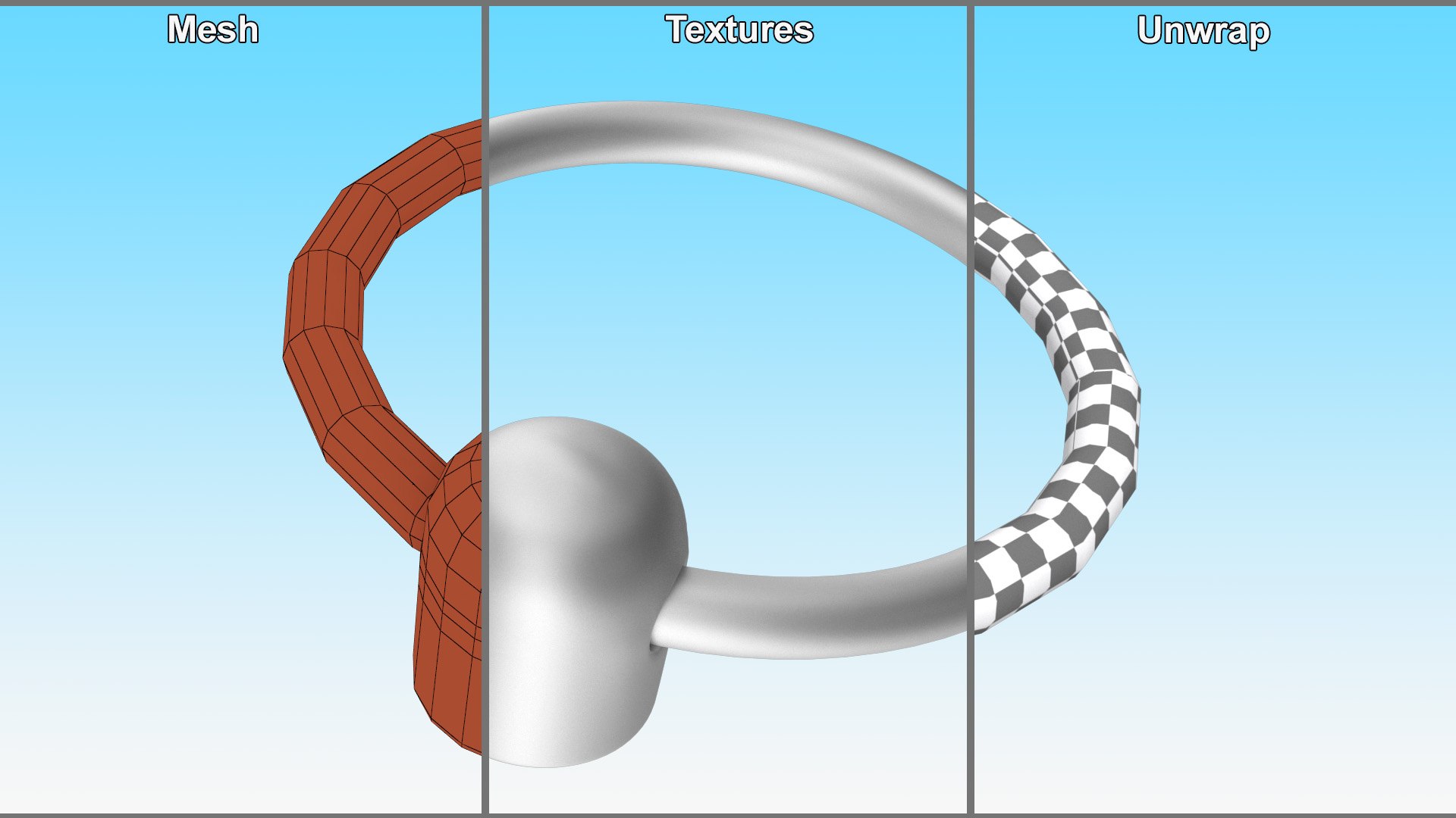 Door Handle Ring Metal 3D - TurboSquid 2235982