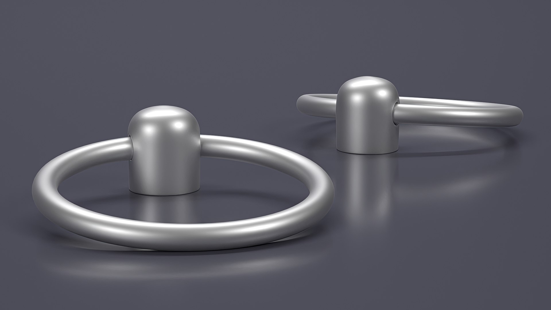 Door Handle Ring Metal 3D - TurboSquid 2235982
