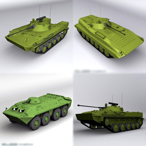 BMP-2 - BMD-3 - BTR-70 3D 모델 - TurboSquid 342217