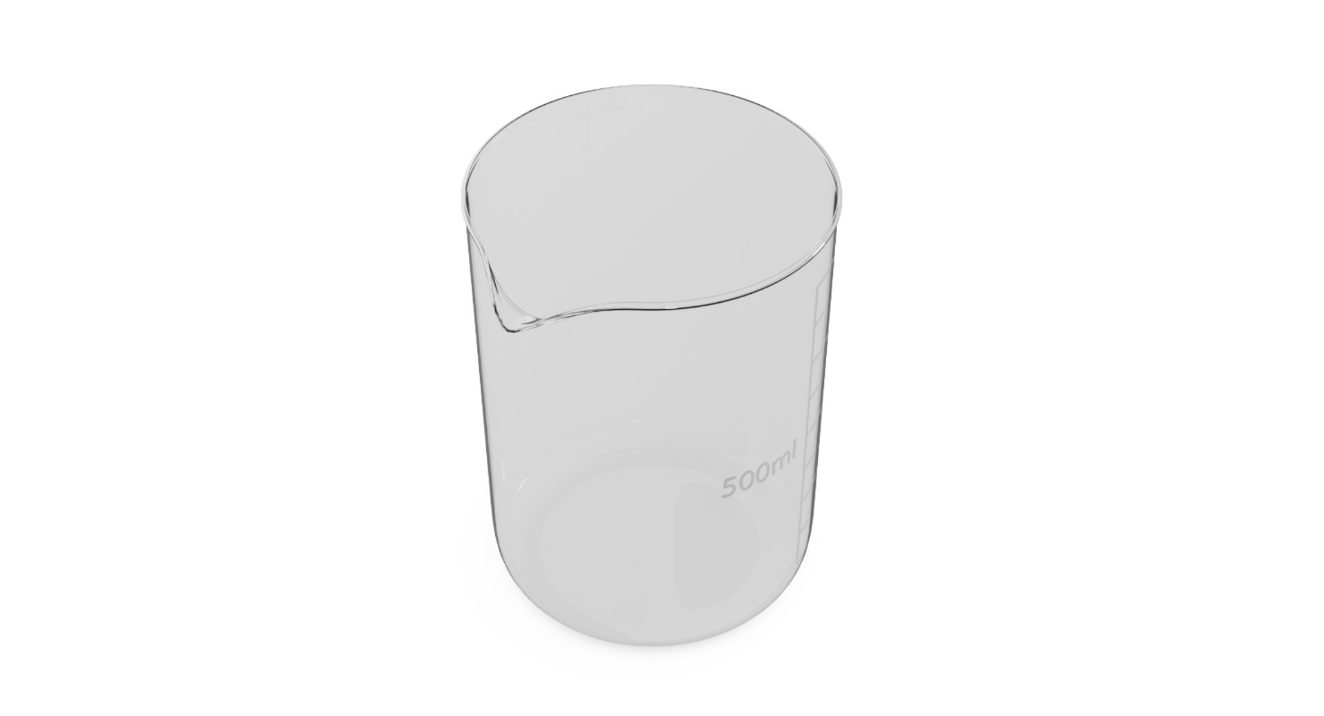 3D Beakers Blender Model - TurboSquid 1405563