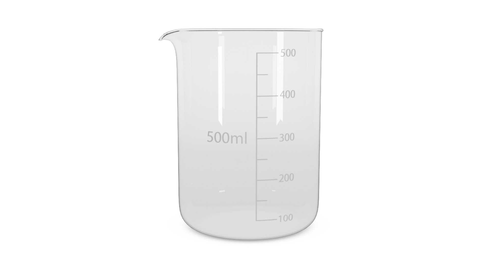 3D Beakers Blender Model - TurboSquid 1405563
