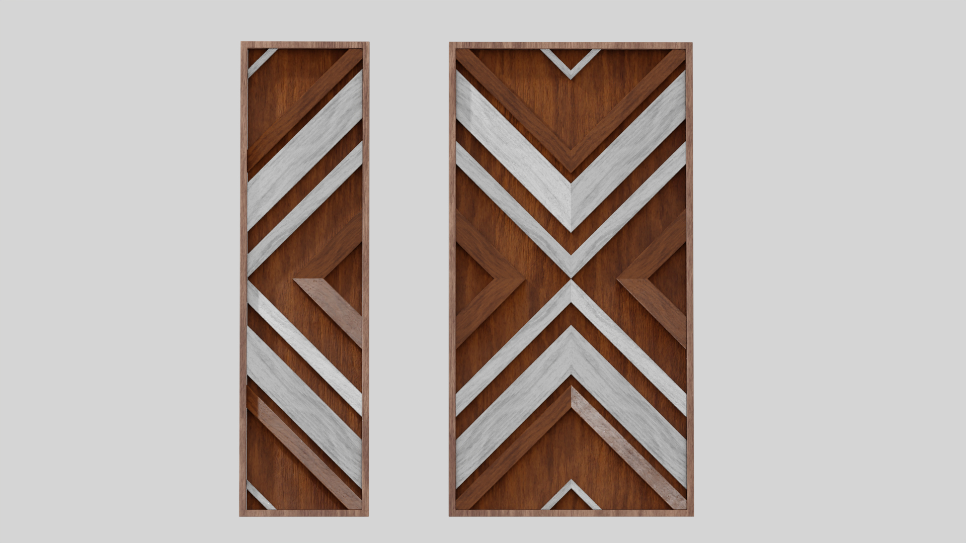 Wooden Mosaic Frames 3D - TurboSquid 2225994