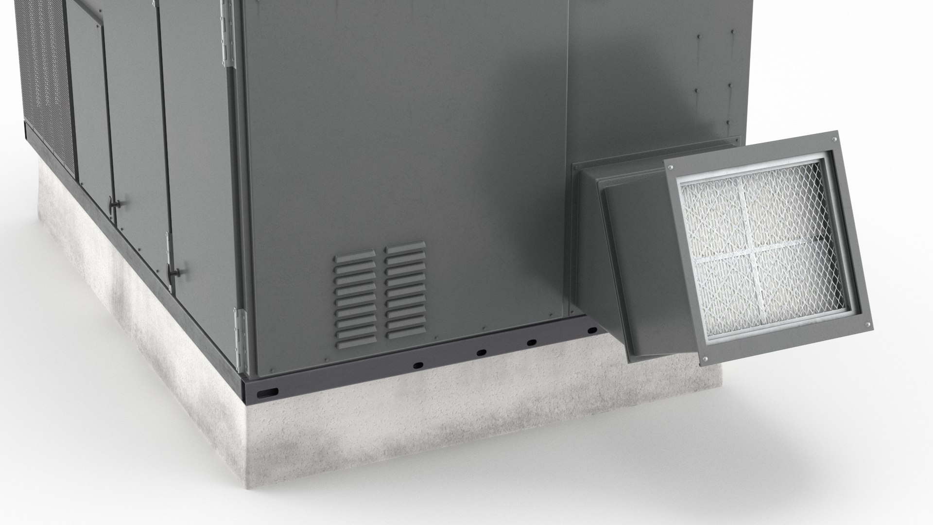 HVAC Unit 3D Model - TurboSquid 2328335