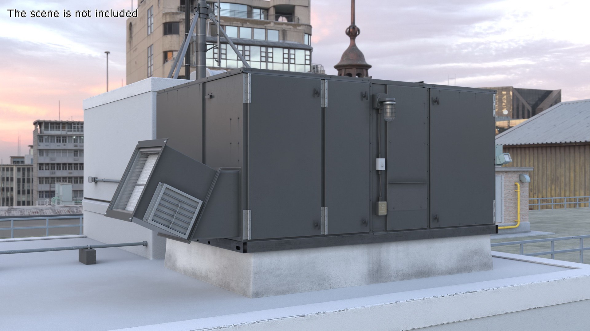 HVAC Unit 3D Model - TurboSquid 2328335
