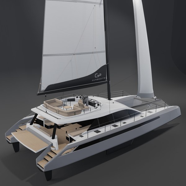 건보트 72 쌍동선 3D 모델 3D 모델 - TurboSquid 2179589