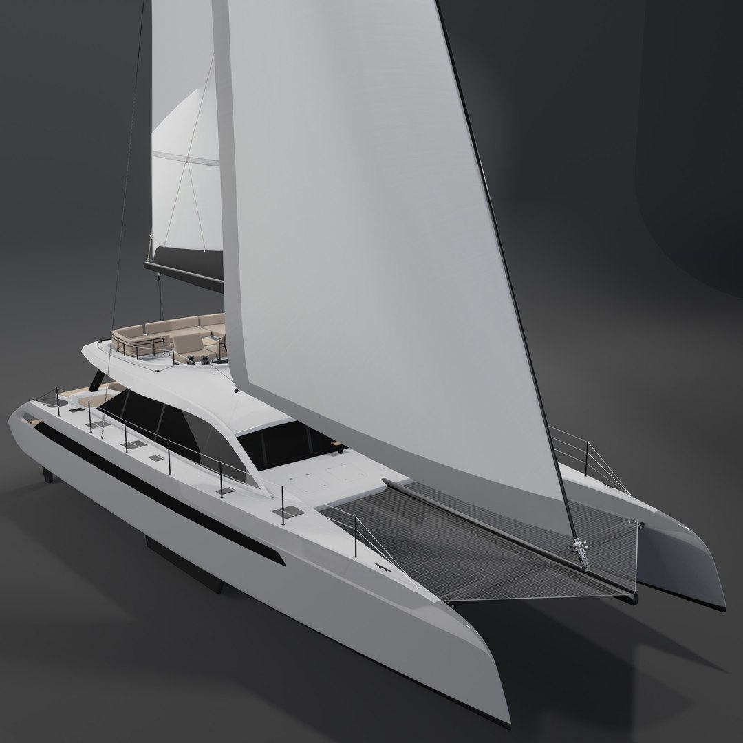 Gunboat 72 Catamaran 3D 3D Model - TurboSquid 2179589
