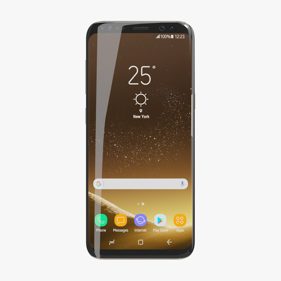 3D Realistic Samsung Galaxy S8 Model | 1142415 | TurboSquid