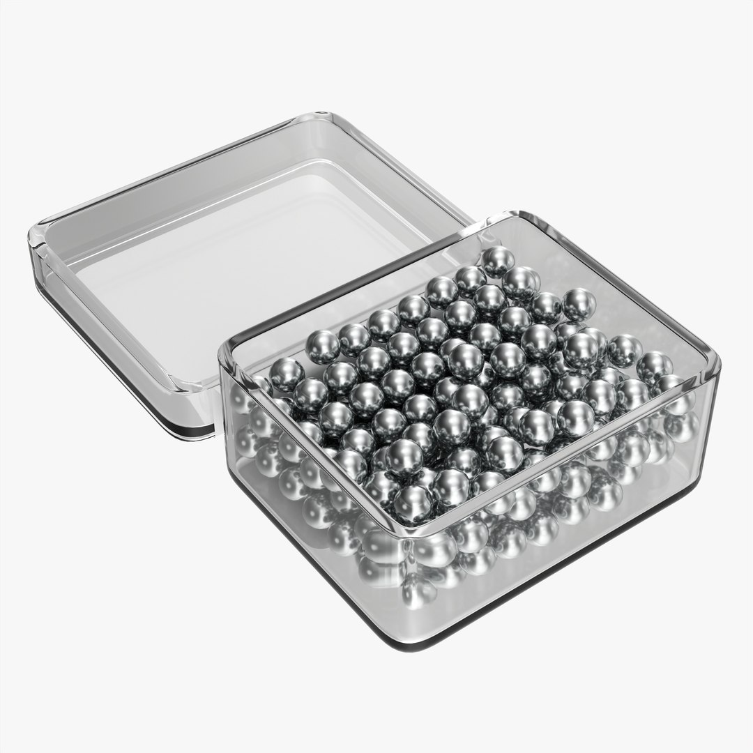 Air Pistol Bullet Box Open Model - TurboSquid 1876950