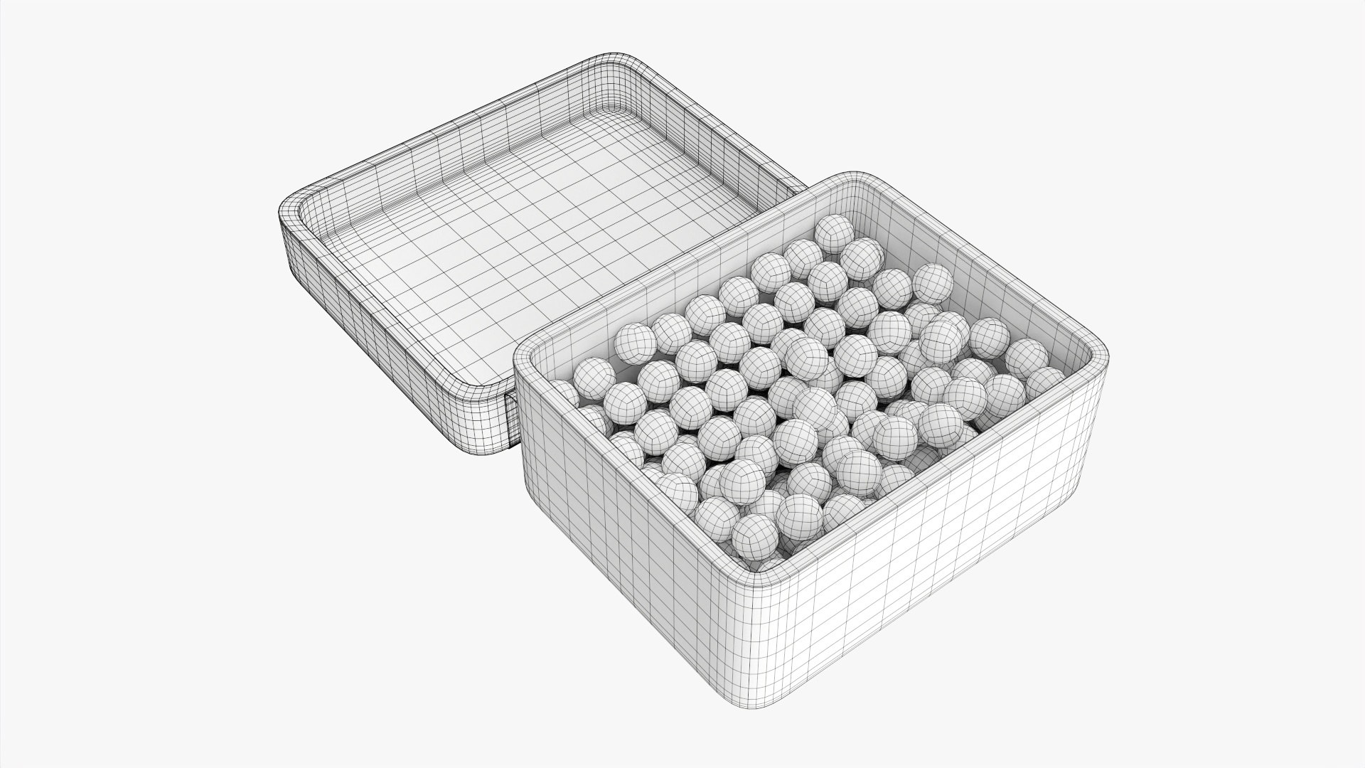 Air Pistol Bullet Box Open Model - TurboSquid 1876950