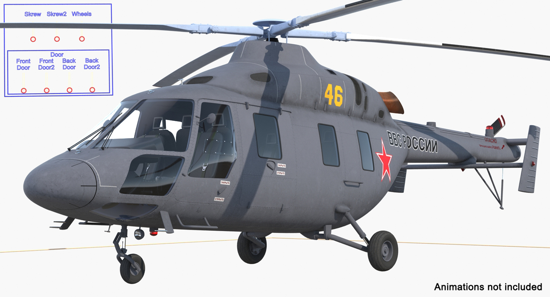 Kazan Ansat Russian Light 3D Model - TurboSquid 1163431