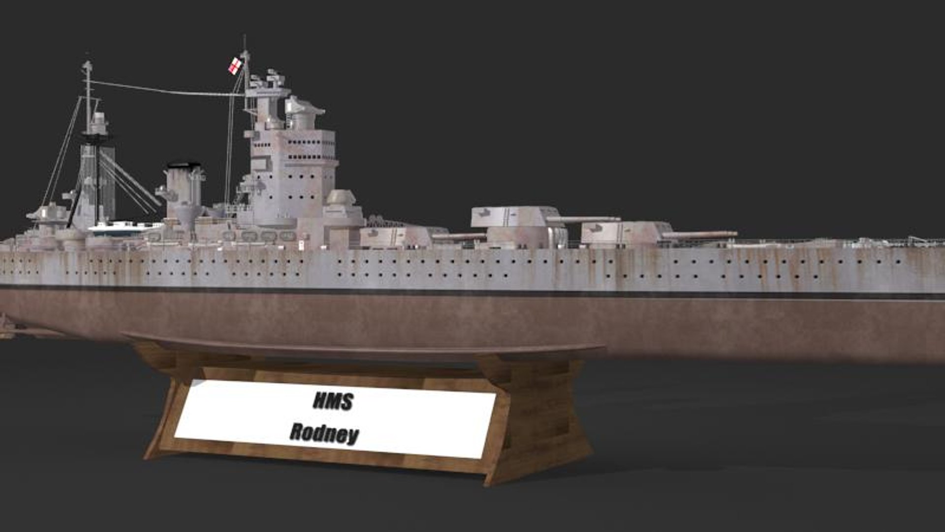 Hms Nelson Class Rodney 3D - TurboSquid 1670229