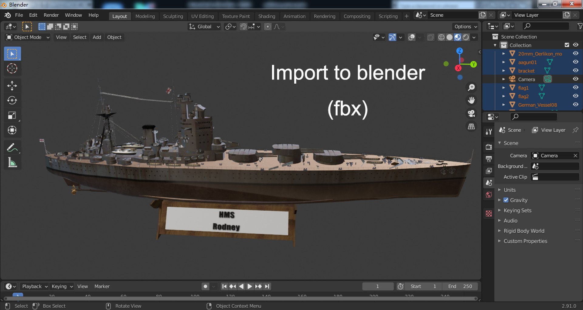 Hms Nelson Class Rodney 3D - TurboSquid 1670229