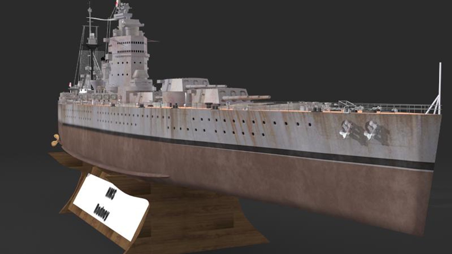 Hms Nelson Class Rodney 3D - TurboSquid 1670229