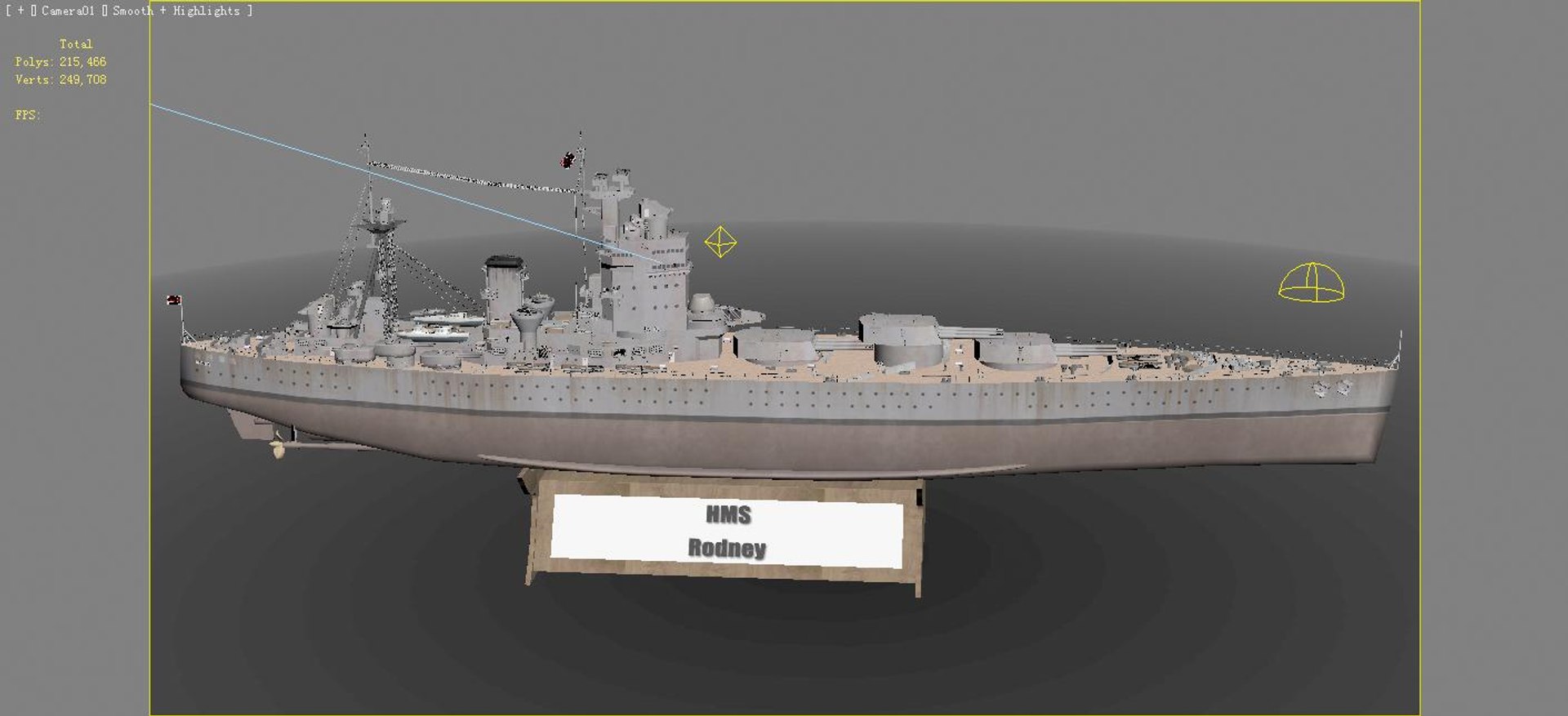Hms Nelson Class Rodney 3D - TurboSquid 1670229