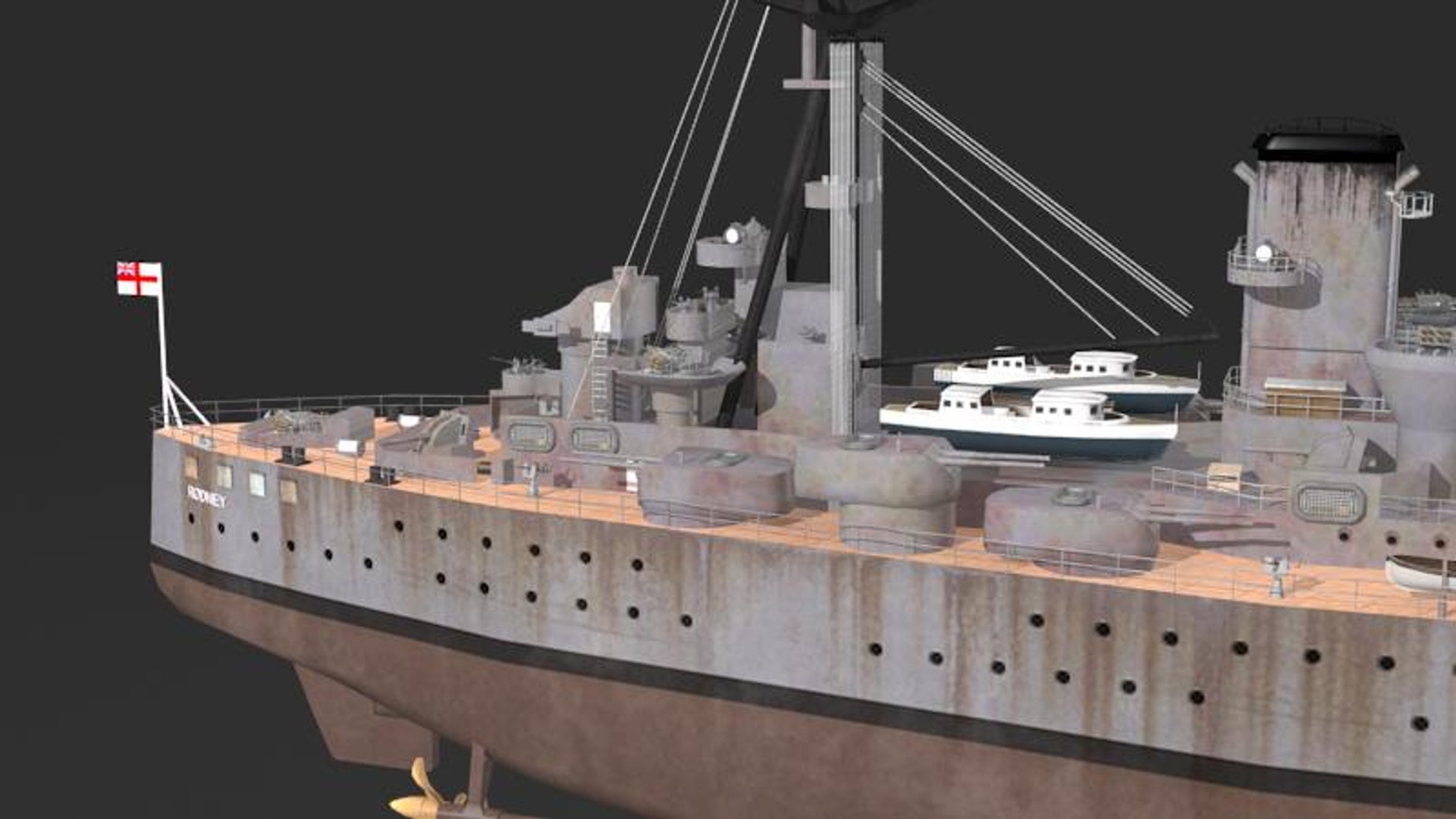 Hms Nelson Class Rodney 3D - TurboSquid 1670229